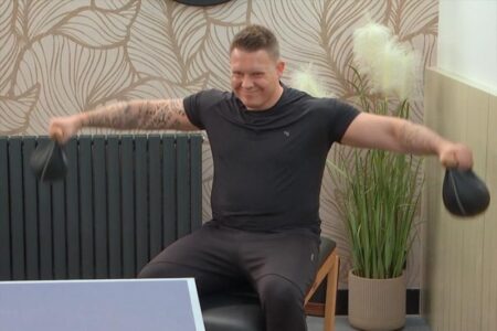 Spierbundel Rane woest; uitgemaakt in Lang Leve de Liefde voor 'chubby ...