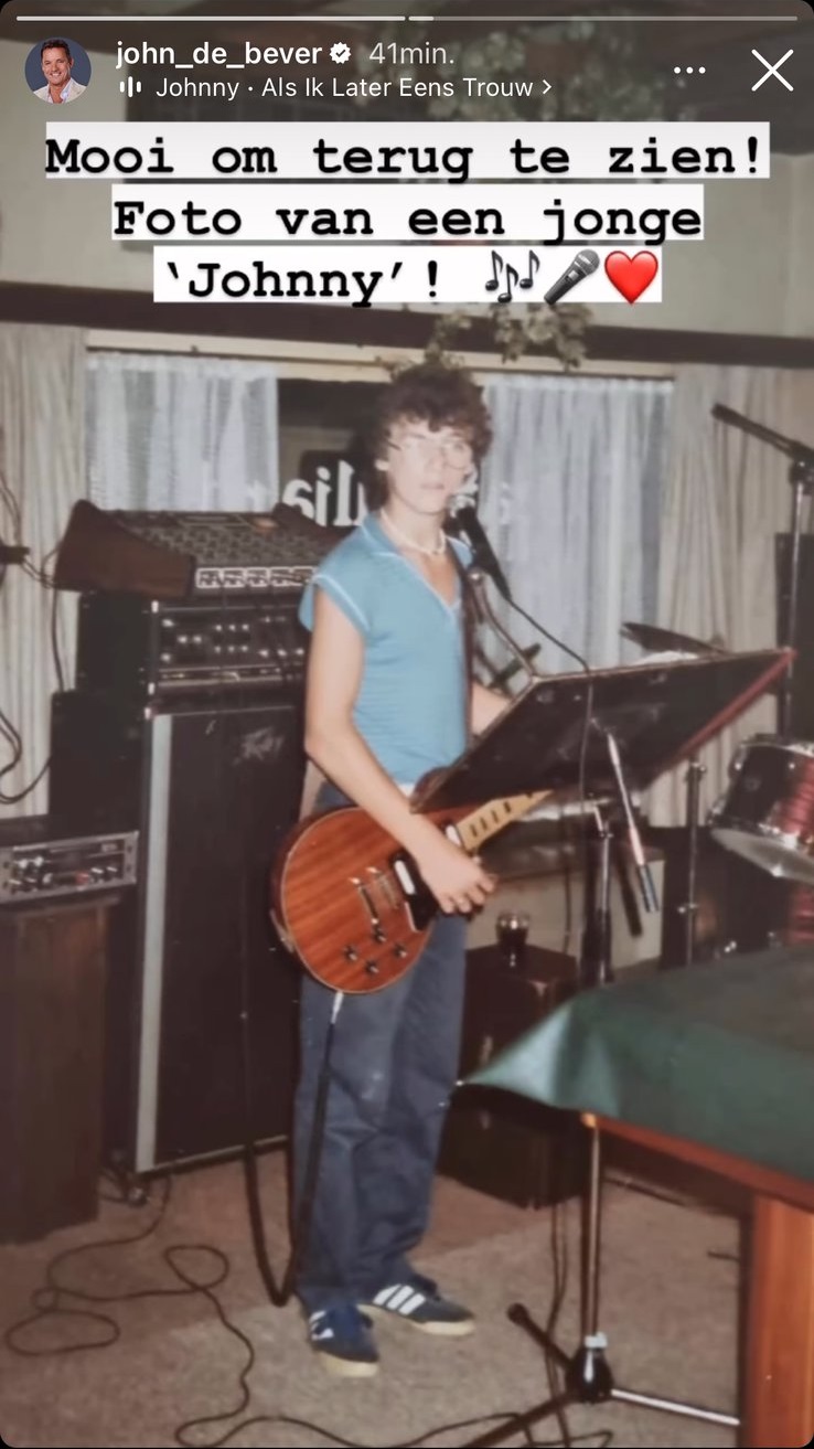 Foto: zo zag John de Bever er vroeger uit - Love & Reality