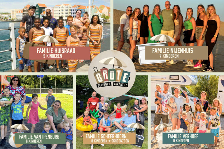 Dit zijn de families uit Grote Gezinnen, Grote Vakanties - Love & Reality